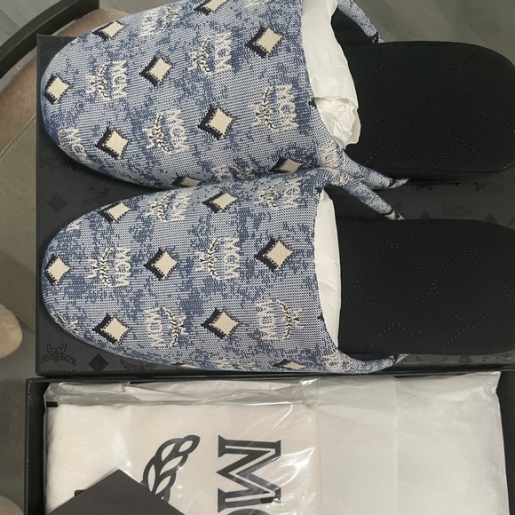 MCM | Shoes | Mcmvintage Monogram Slippers | Poshmark